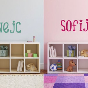Customised Name Wall Decal for Kids' Room or Nursery - Etsy