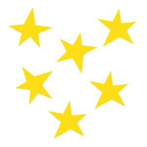 Stars Decal Choose Your Color Decals Stickers Geometric - Etsy