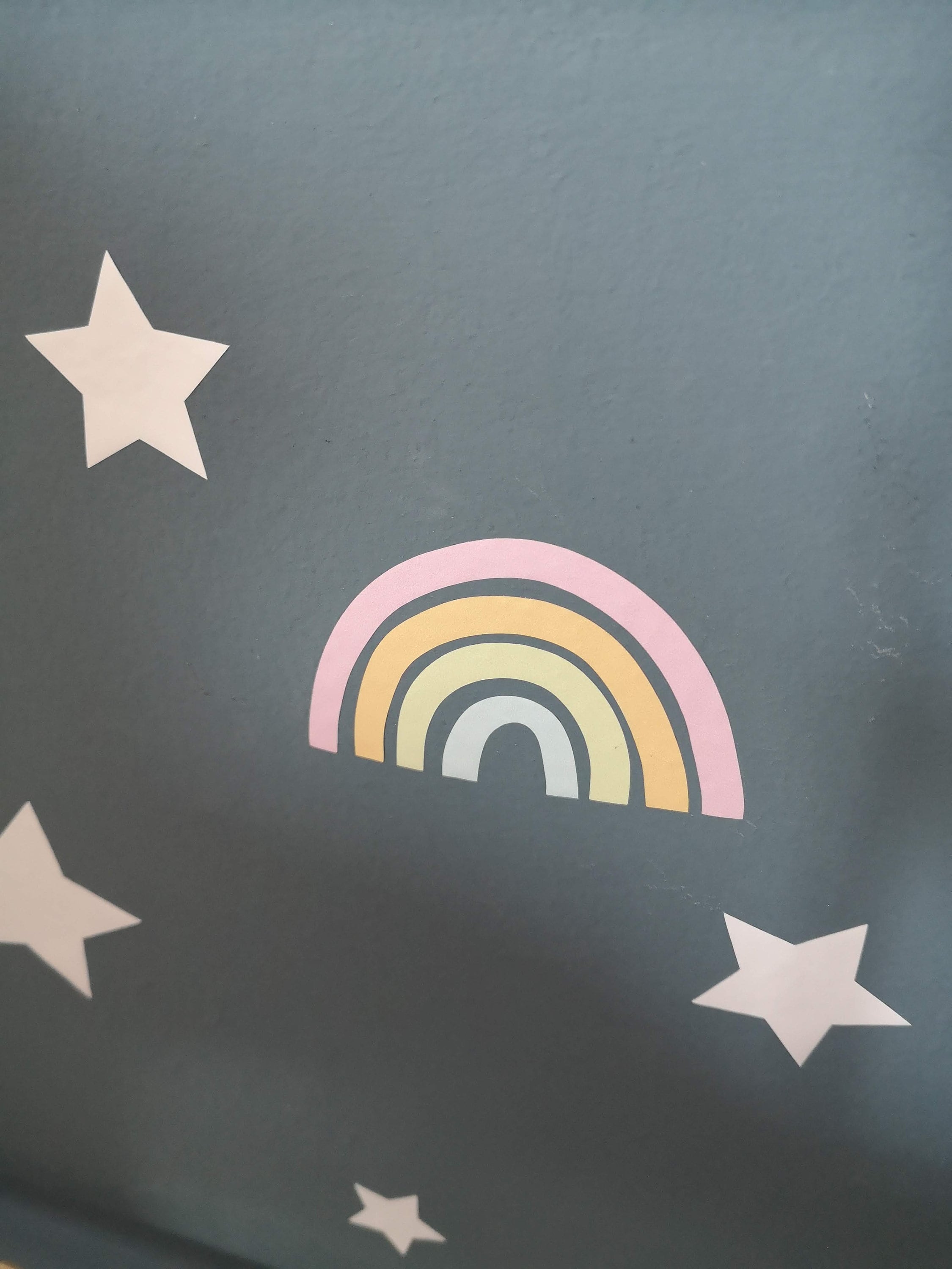 Large Rainbow Decal Scandinavian Rainbow Decal Rainbows | Etsy