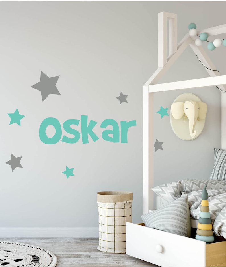 Customised Name Wall Decal for Kids' Room or Nursery - Etsy