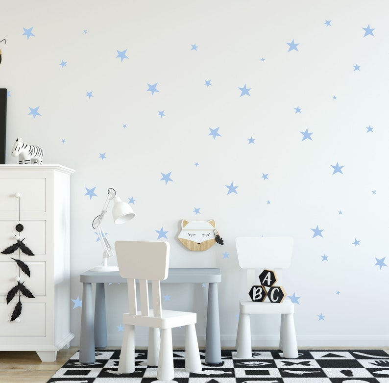 Stars Decal Choose Your Color Decals Stickers Geometric | Etsy