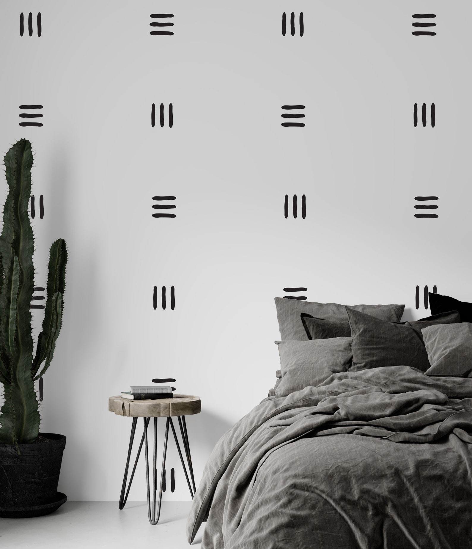 Line Wall Decals Line Group Decals Hand Drawn Choose Your - Etsy