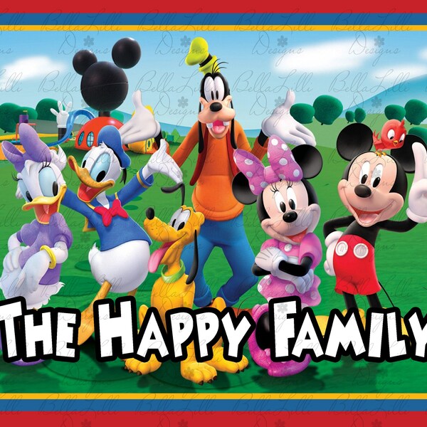 Mickey Mouse Stroller Tag - Etsy