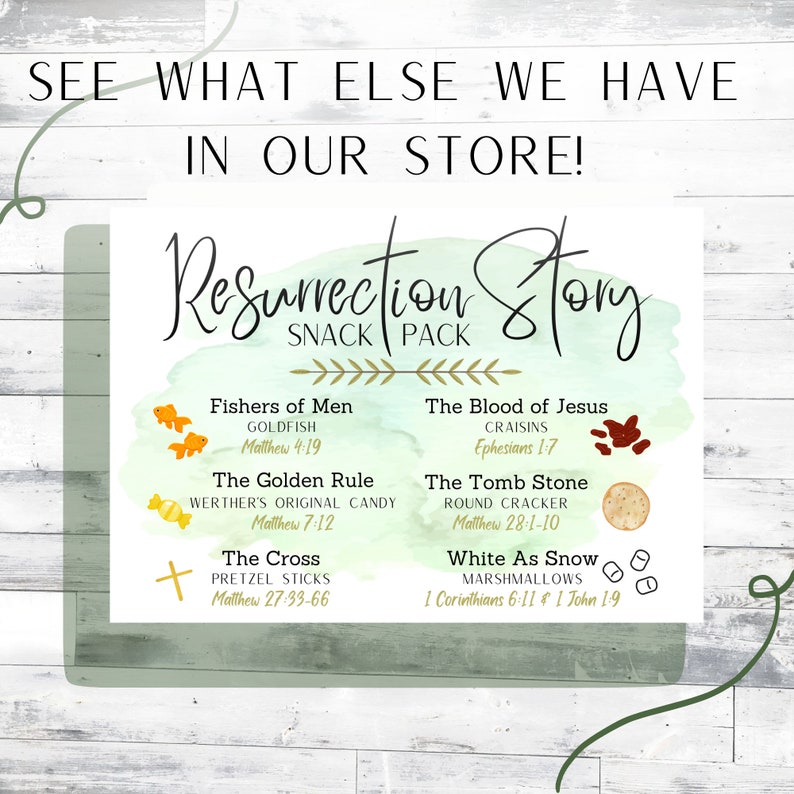 Resurrection Scavenger Hunt Printable Sunday School Resurrection ...