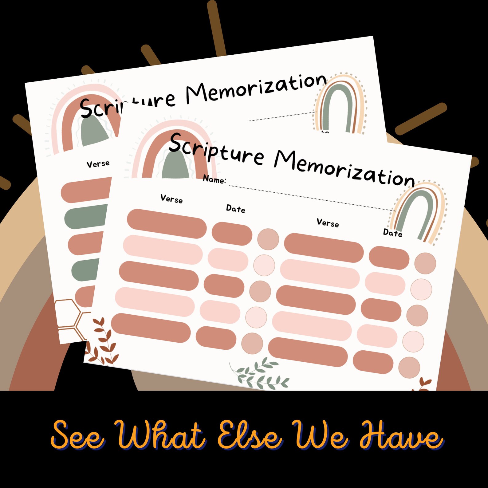 Kids Scripture Chart Children's Bible Verse Memory Chart Best Memory ...