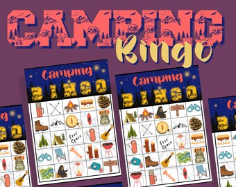 5 Printable Camping Scavenger Hunts perfect for Camping - Etsy
