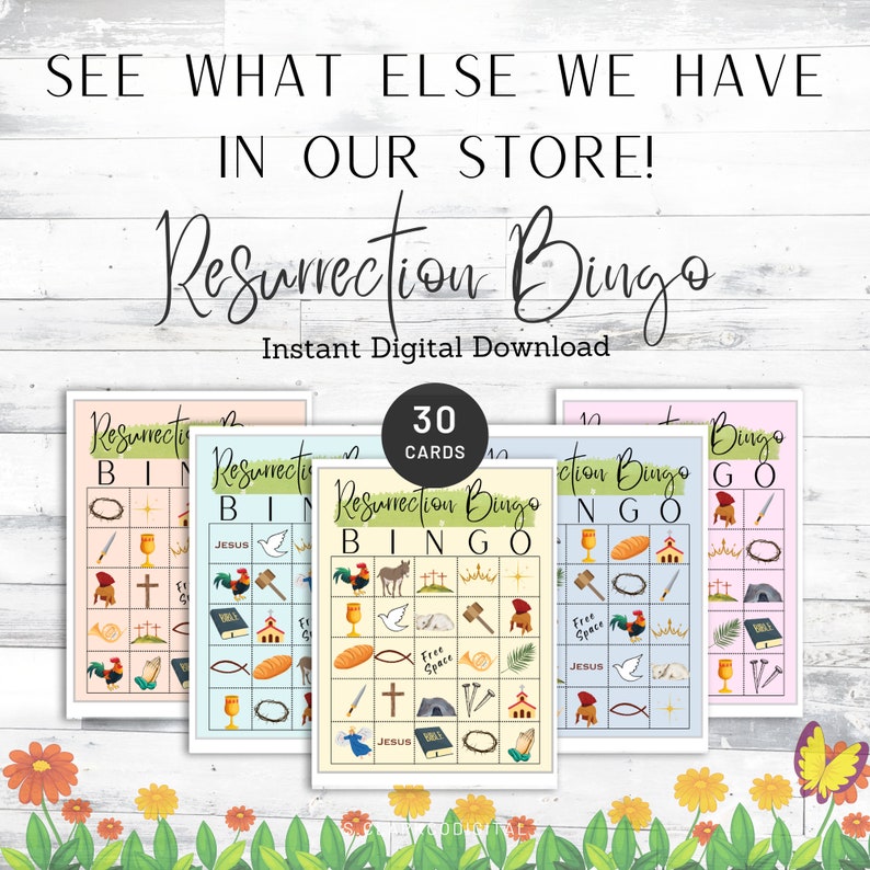 Resurrection Scavenger Hunt Printable Sunday School Resurrection ...