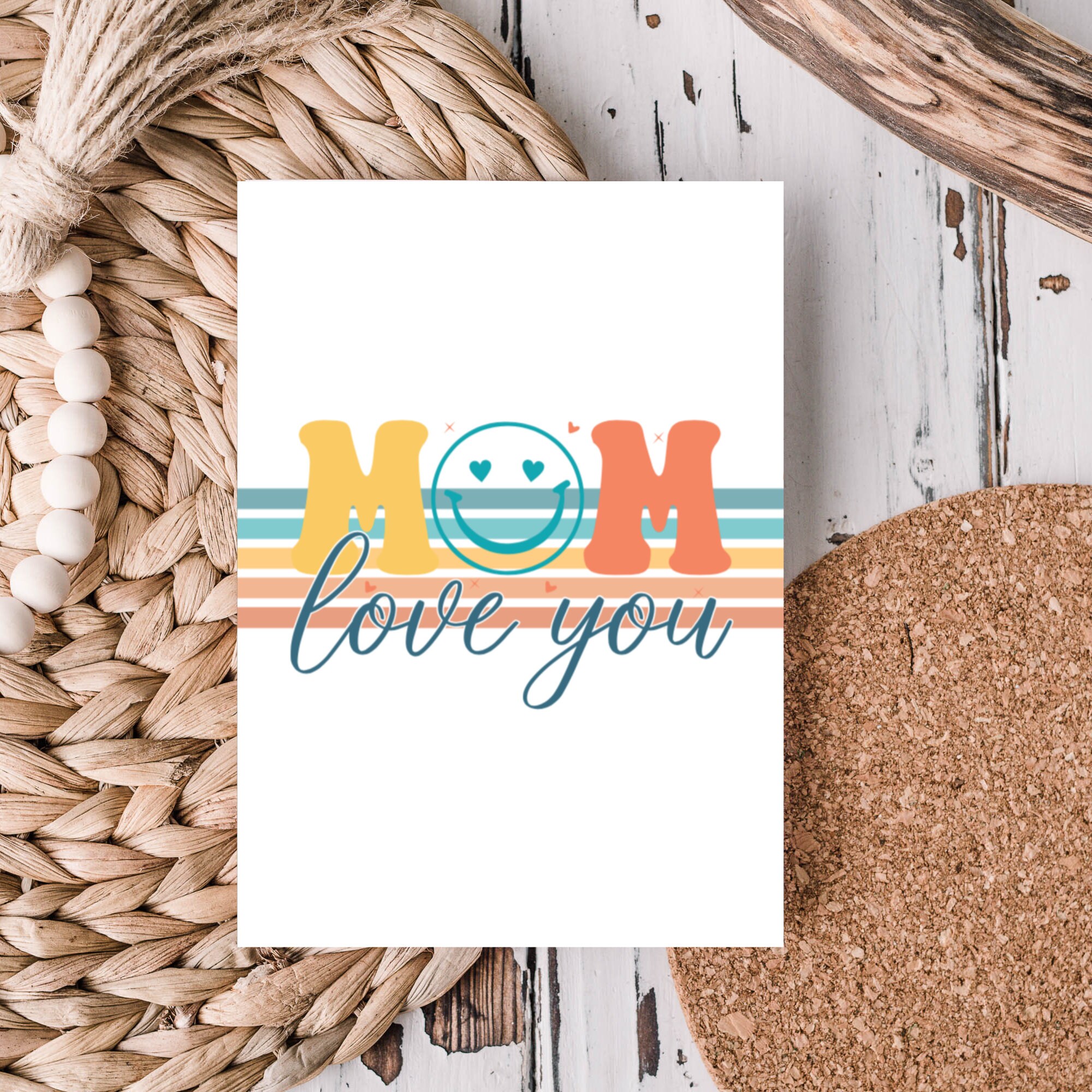 I Love You Mom Card I Love You Mothers Day Card Printable Mom - Etsy