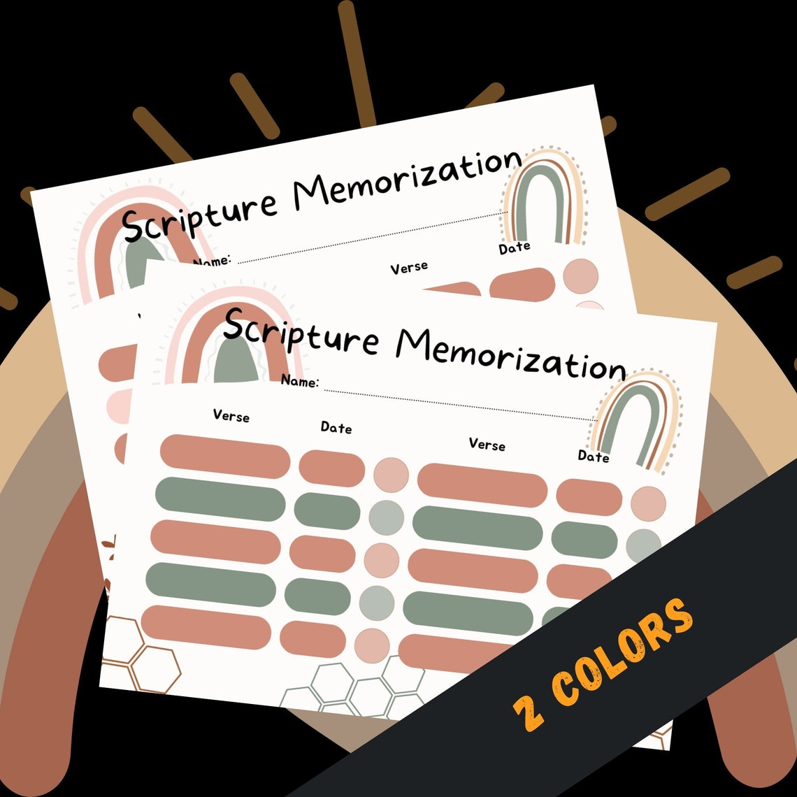 Kids Scripture Chart Children's Bible Verse Memory Chart Best Memory ...