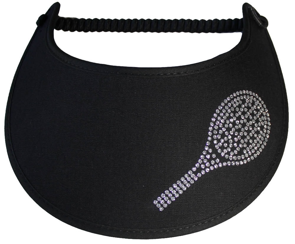 Single Tennis Racquet. Bling and Fabric Trimmed Edges. the Bling ...