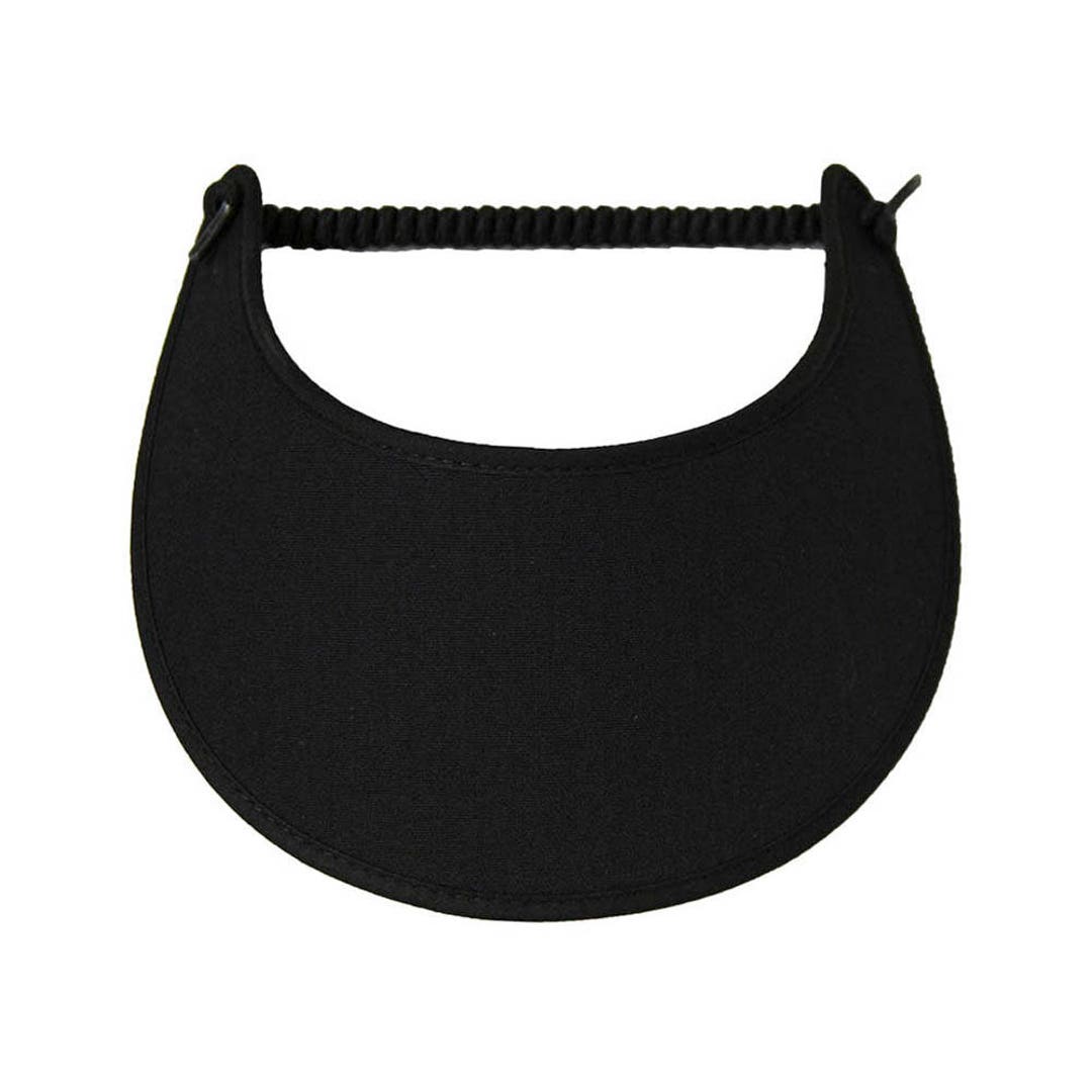 L100 Black Visor With Fabric Trimmed Edges. - Etsy