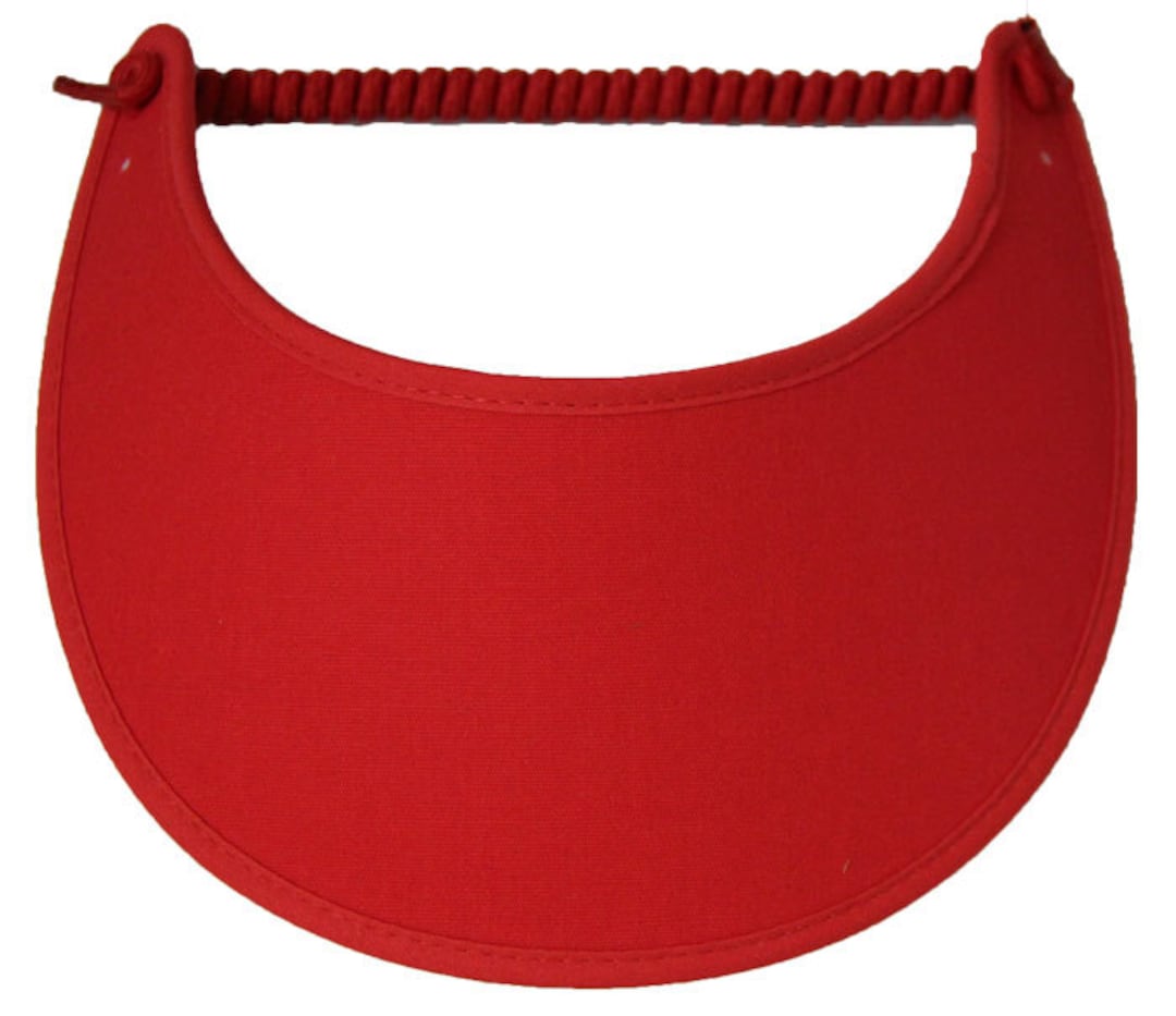 L200 Red Visor With Fabric Trimmed Edges. - Etsy