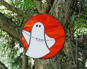 Stained glass ghost | Etsy