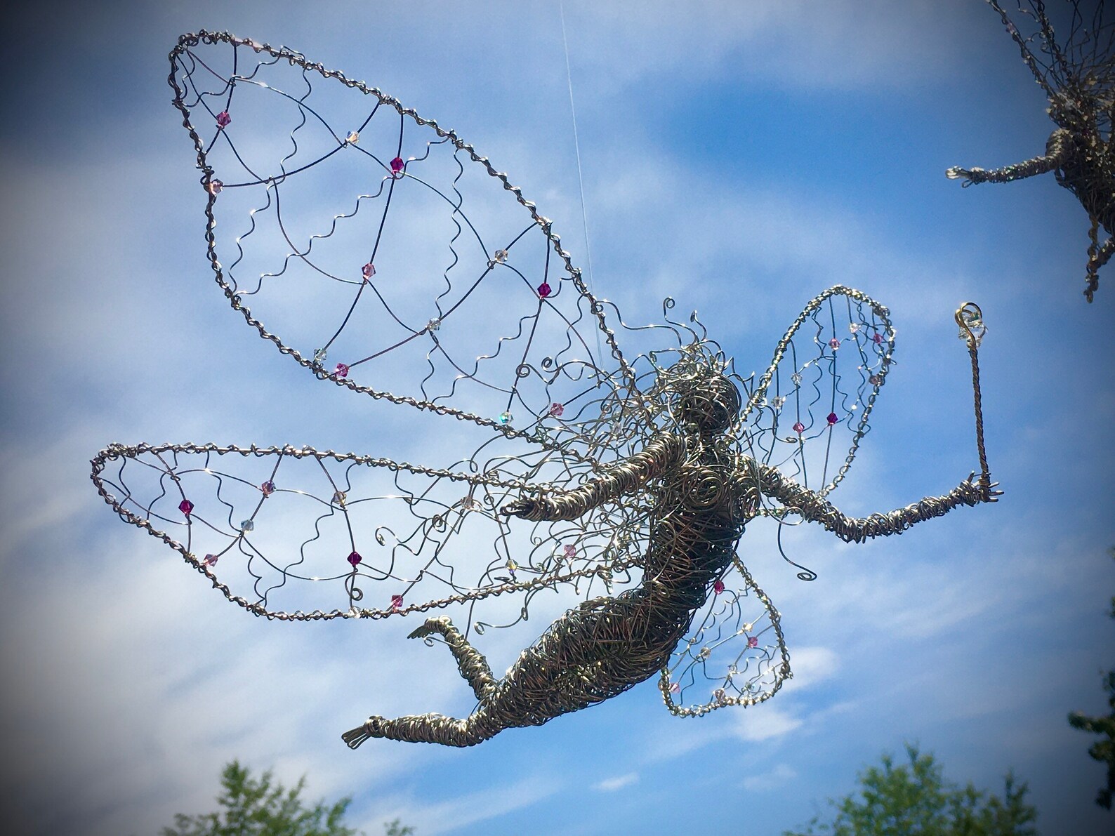 Friend of the Forest Faerie Stainless Steel Wire Sculpture... - Etsy