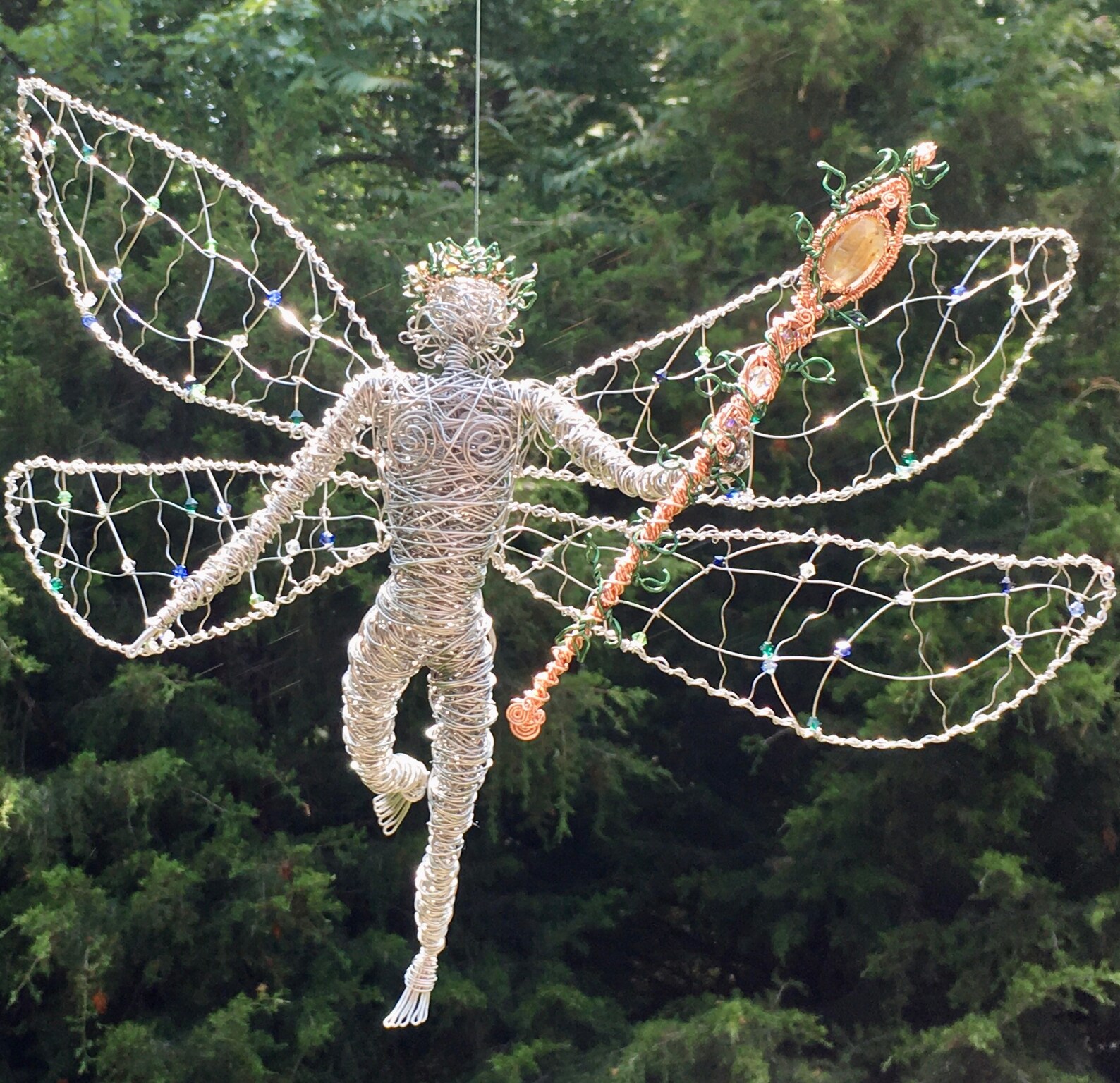 The Faerie King Wire Sculpture... CUSTOM ORDER! - Etsy