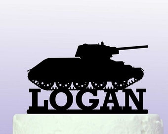 Tank Cake Topper - Etsy UK
