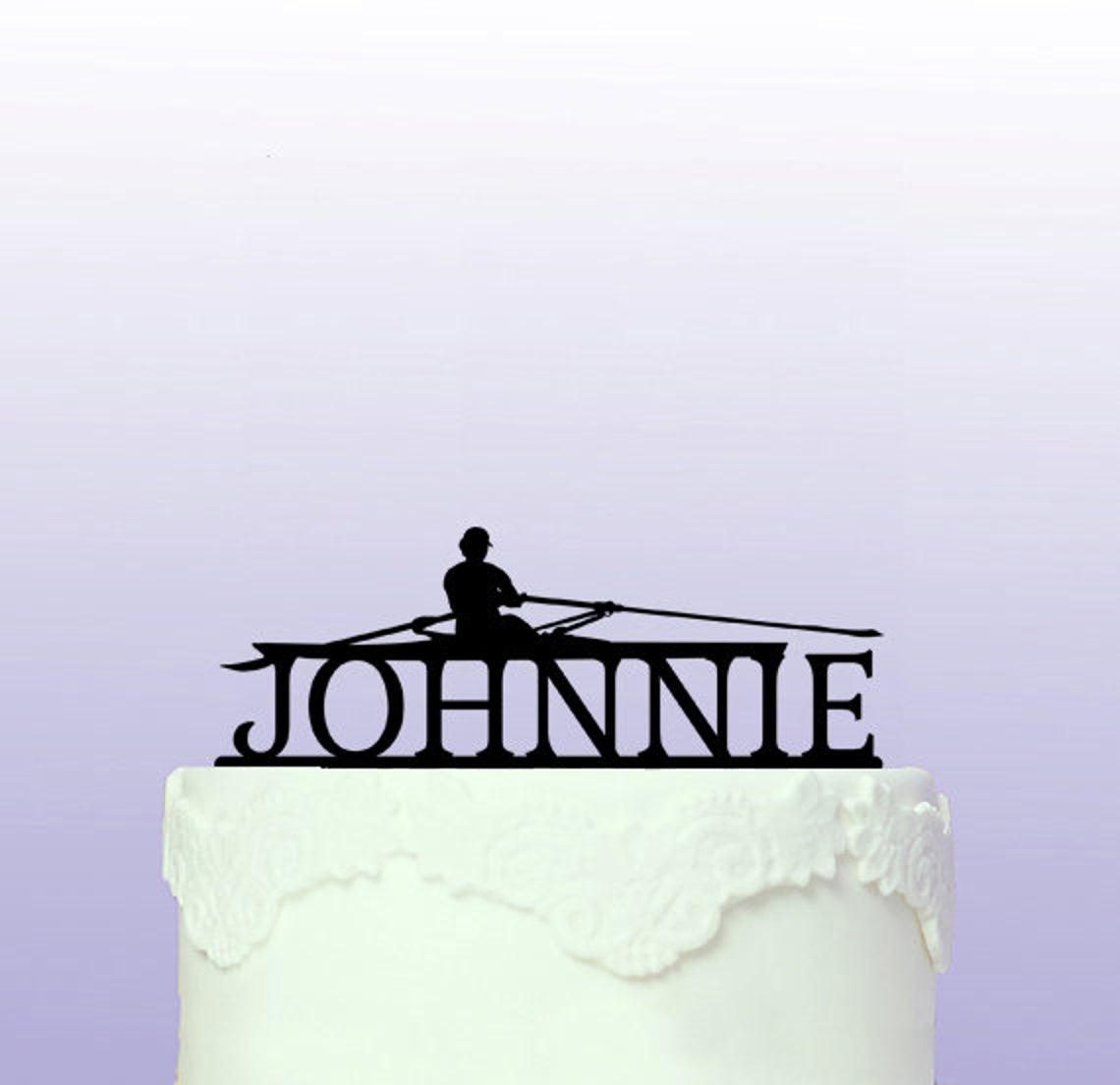 Personalised Rowing Cake Topper - Etsy