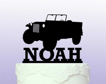 Jeep cake topper - Etsy España