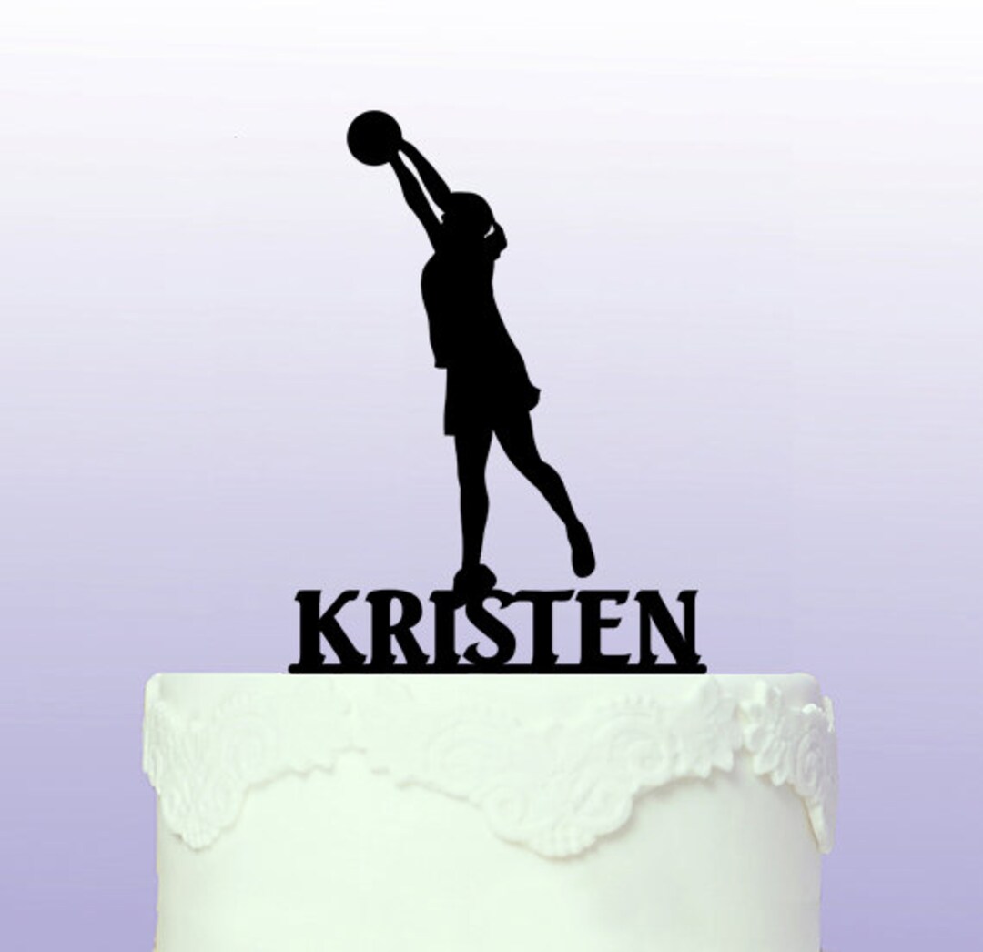 Personalised Netball Cake Topper - Etsy