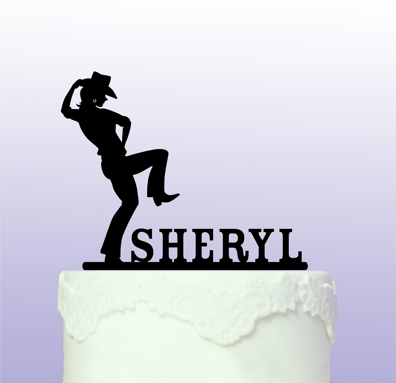 Personalised Hoedown/ Western Cake Topper - Etsy UK