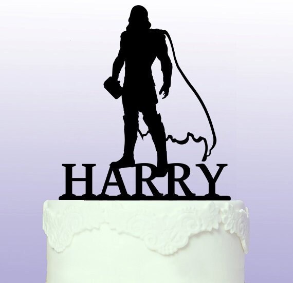 Personalised Thor Superhero Cake Topper | Etsy UK