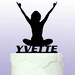 Personalised Yoga Cake Topper - Etsy