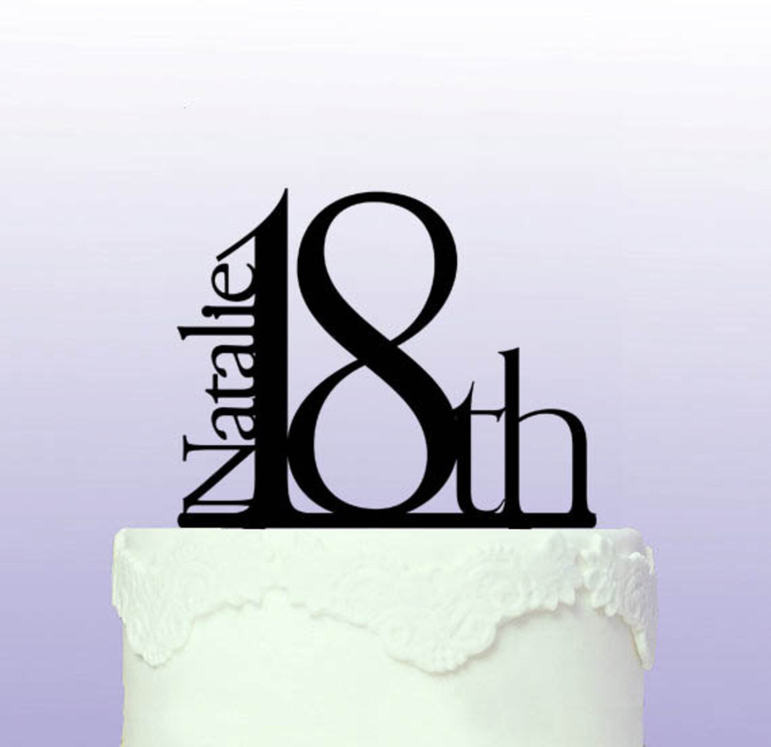 Beautiful 18th Birthday Cake Topper - Etsy Australia