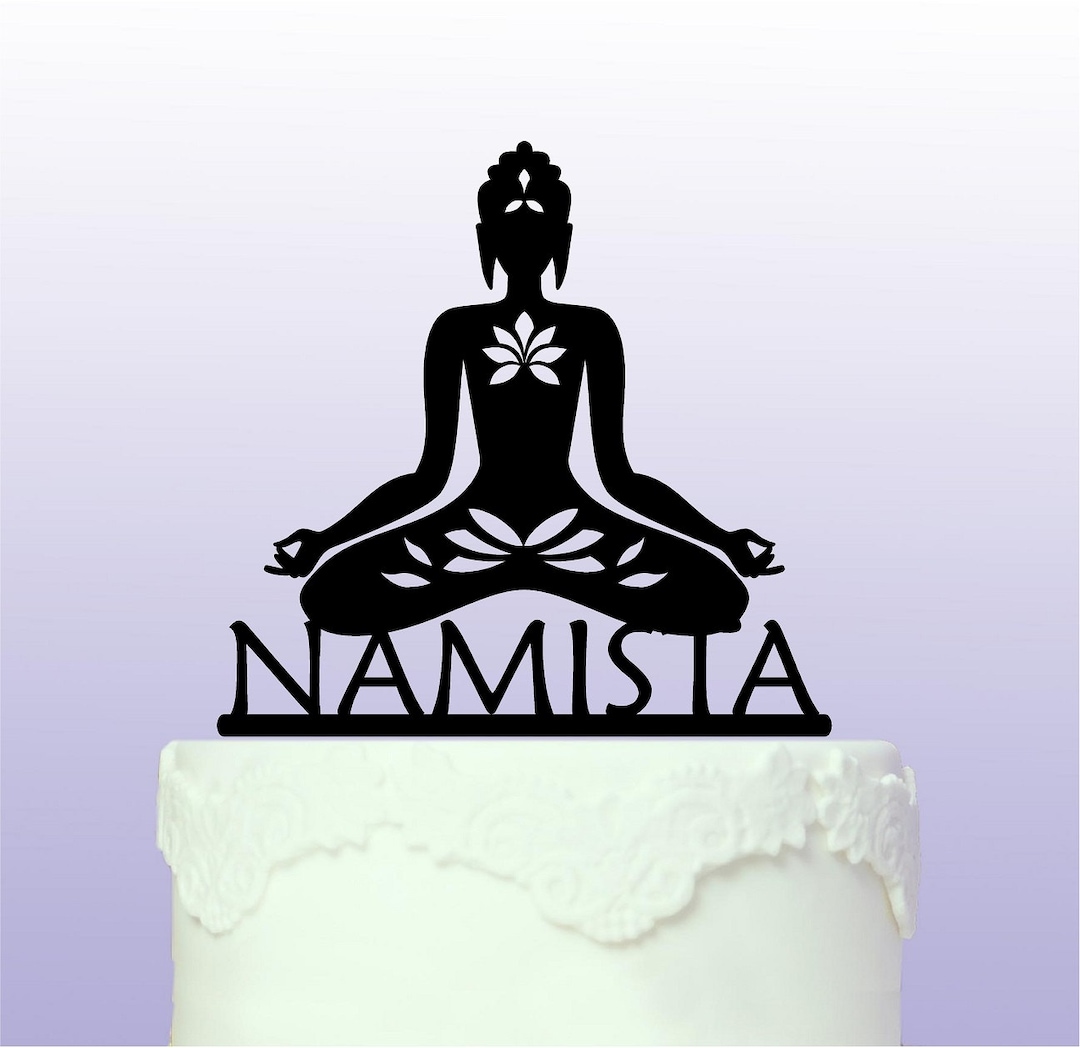 Personalised Buddha Cake Topper - Etsy
