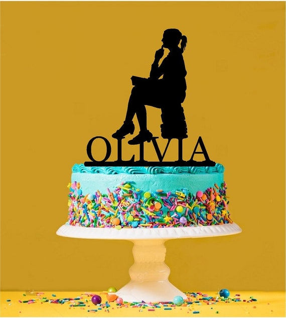 Personalised Reader Cake Topper | Etsy