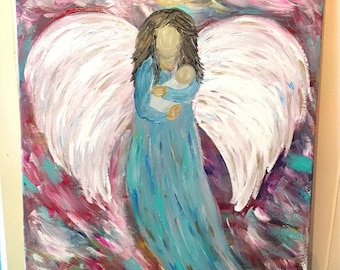 Acrylic angels | Etsy