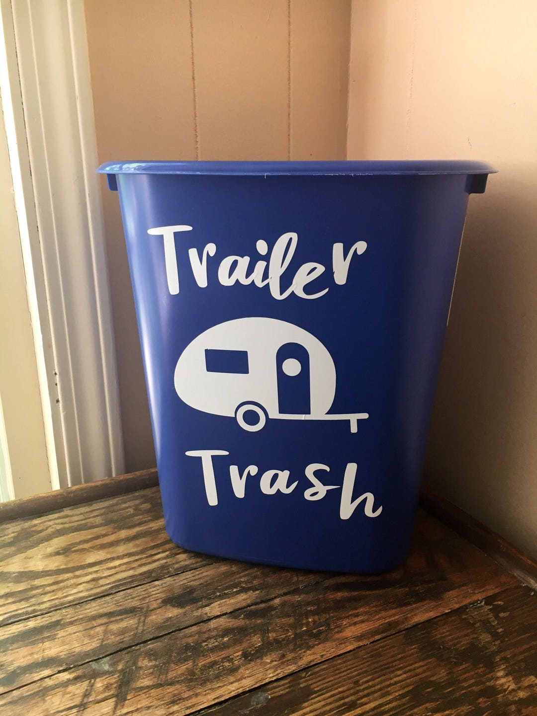 Trailer Trash Decal Vinyl Decal Decal Only Vinyl Trailer Trash Can ...
