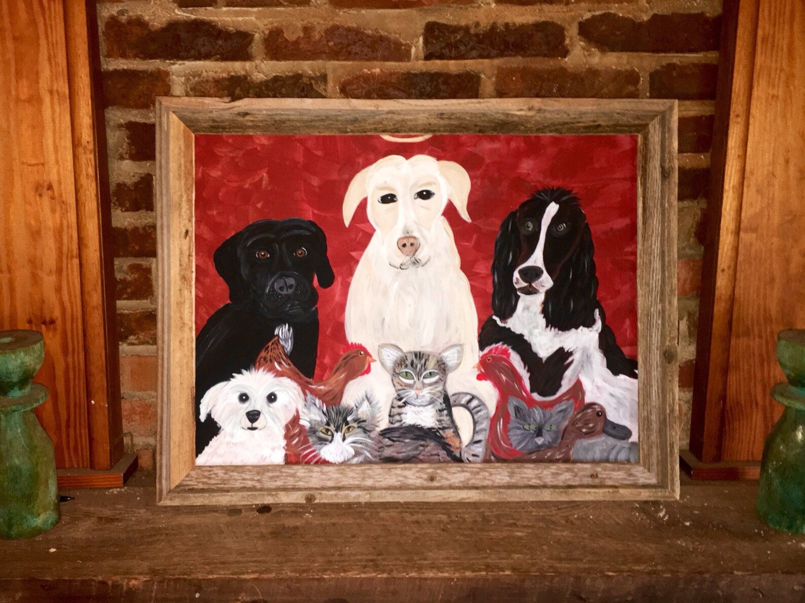Pet Memorial Pet Portrait Dog Portrait Cat Portrait Farm - Etsy