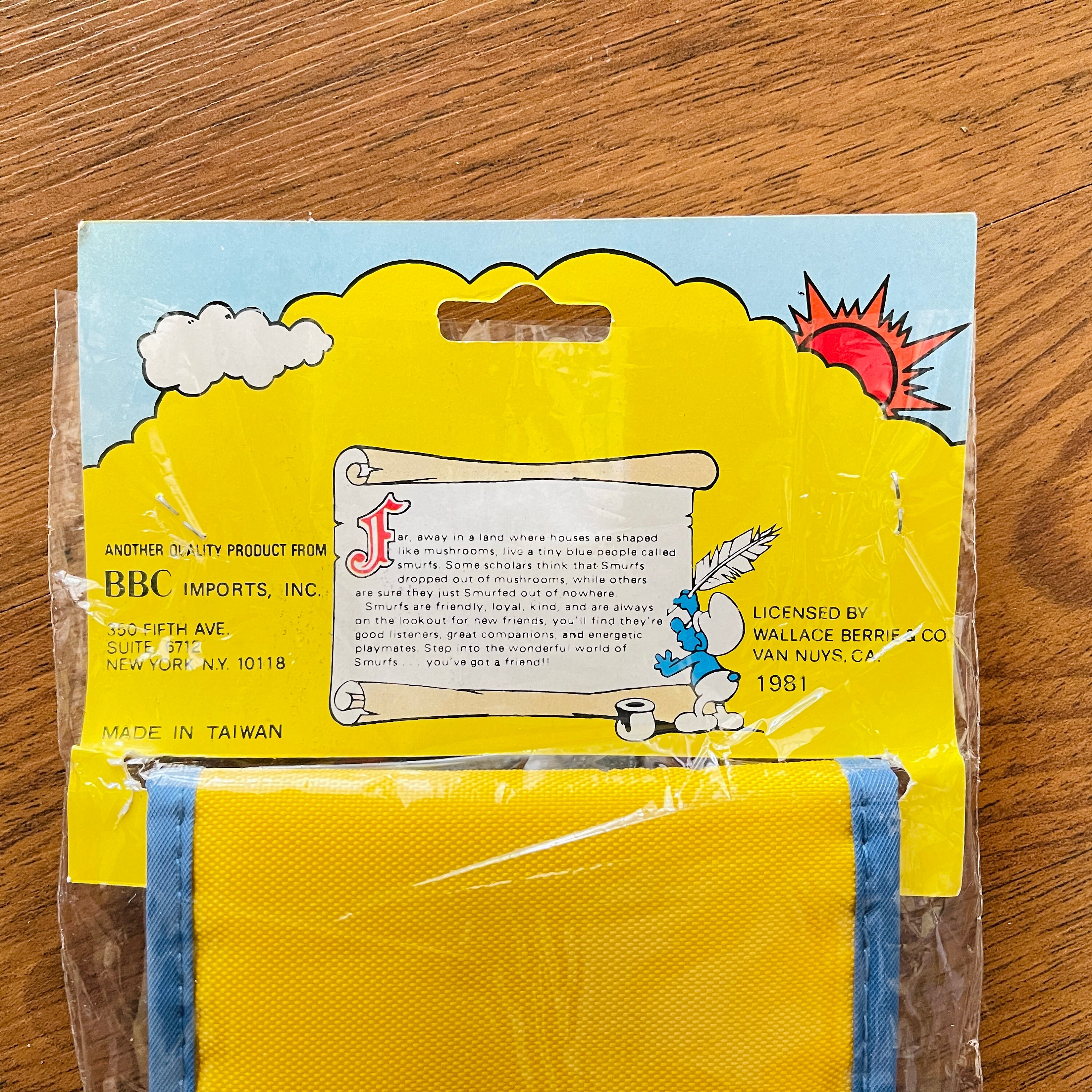 Original 1981 Smurf and Smurfette Wallets in Original Packaging - Etsy