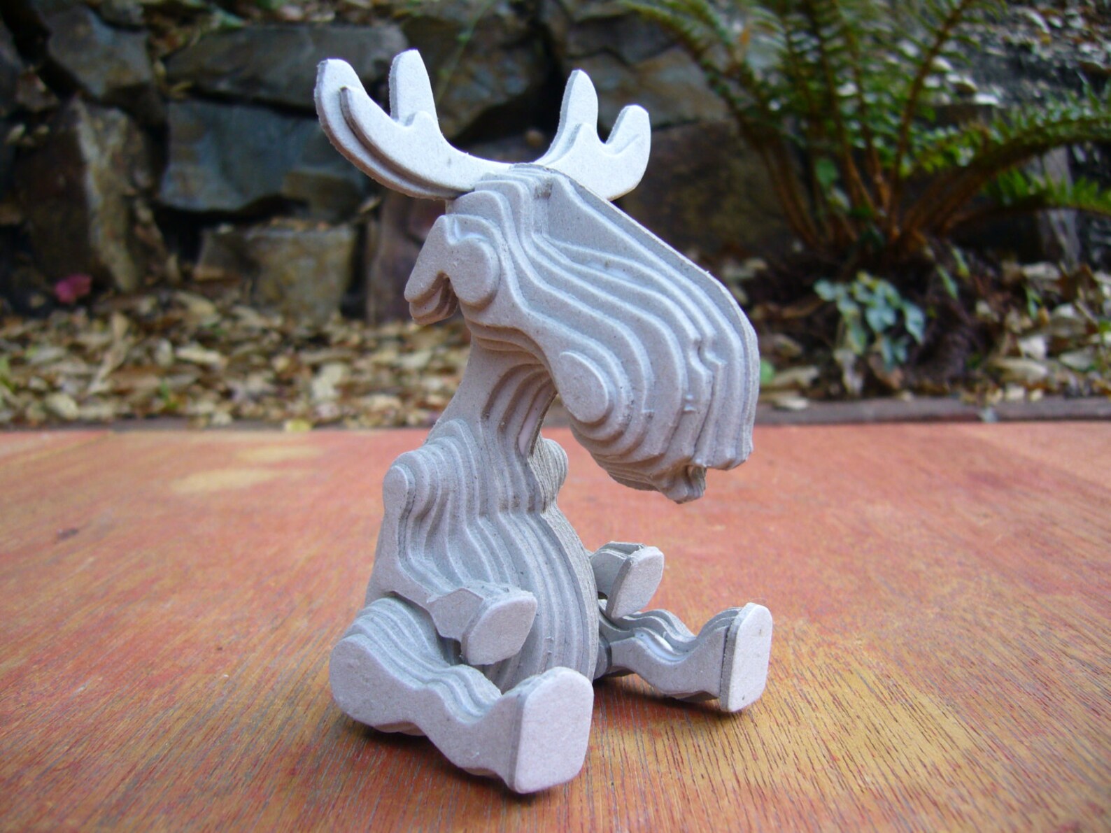 Moose 3D Modeling Craft Kit Recycled Paper Figurine | Etsy