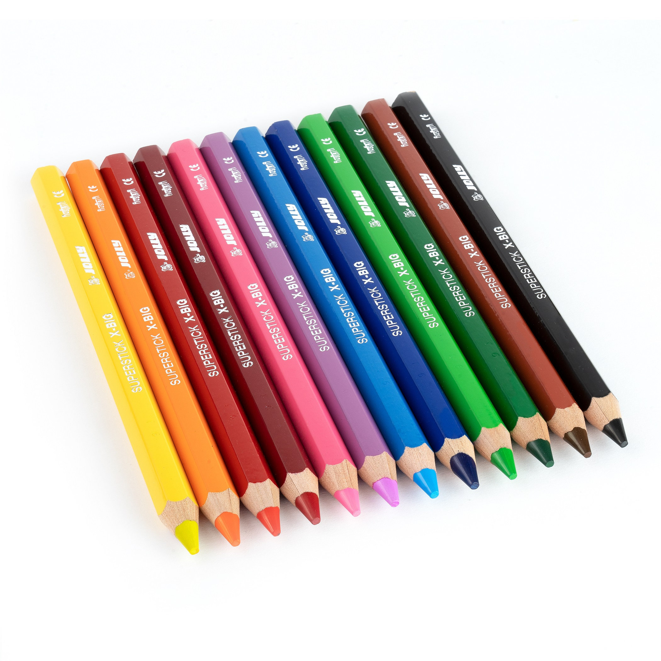 Jolly X-big Jumbo Colored Pencils Set of 12 From Austria - Etsy