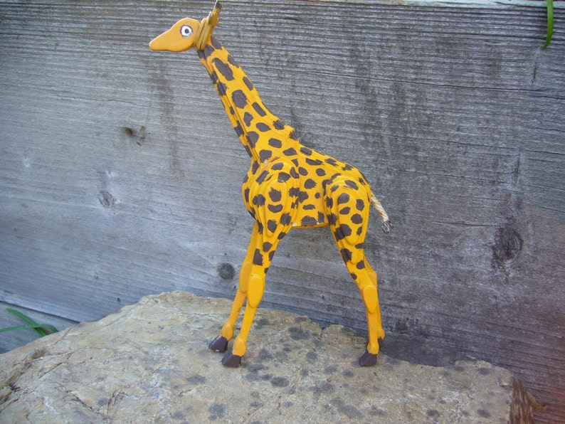 Giraffe 3D Modeling Craft Kit Recycled Paper Figurine - Etsy