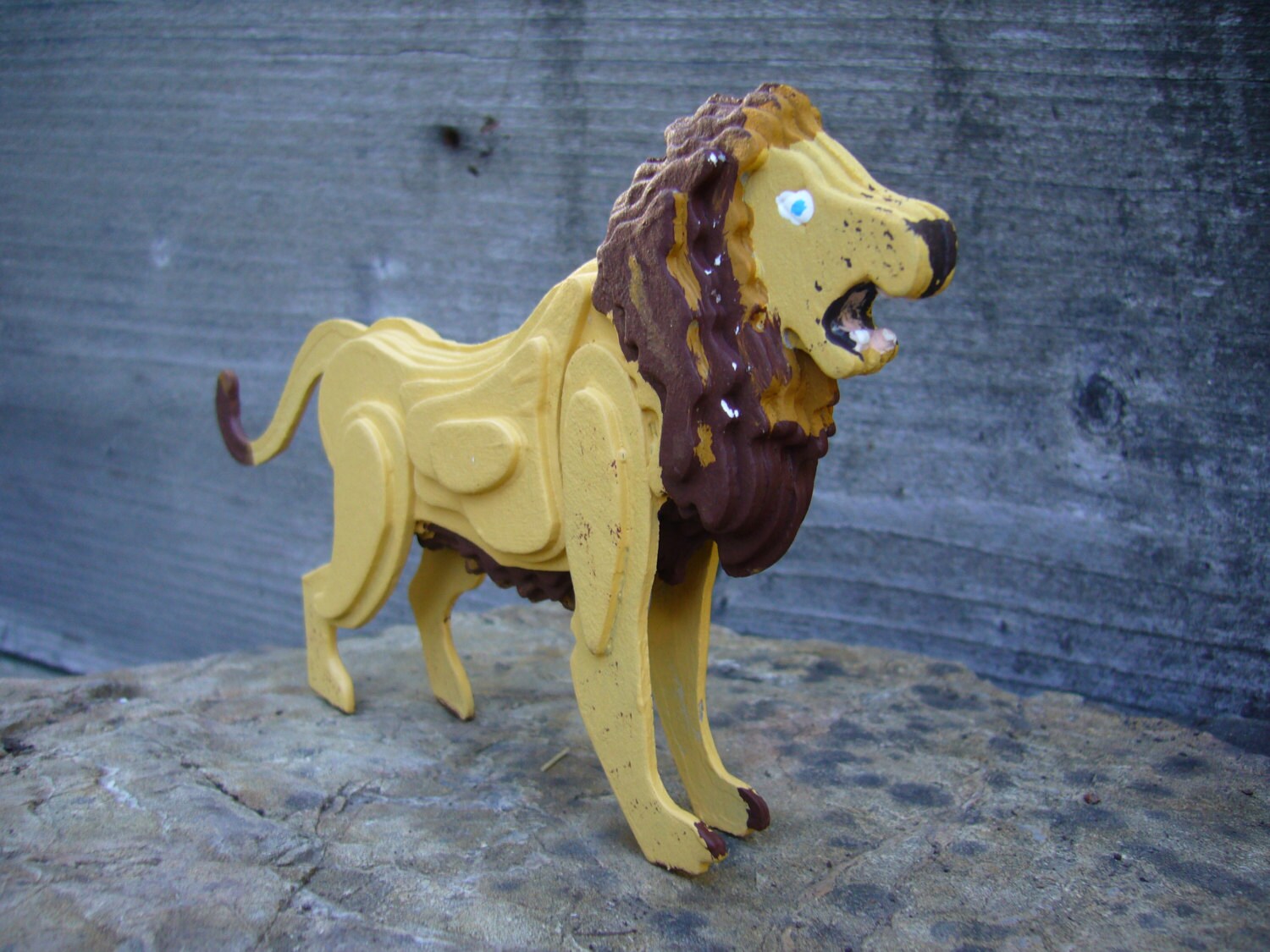 Lion 3D Modeling Craft Kit Recycled Paper Figurine - Etsy