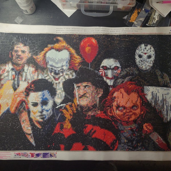 Horror Diamond Paintings - Etsy