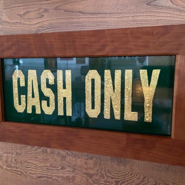 Cash Only Sign - Etsy