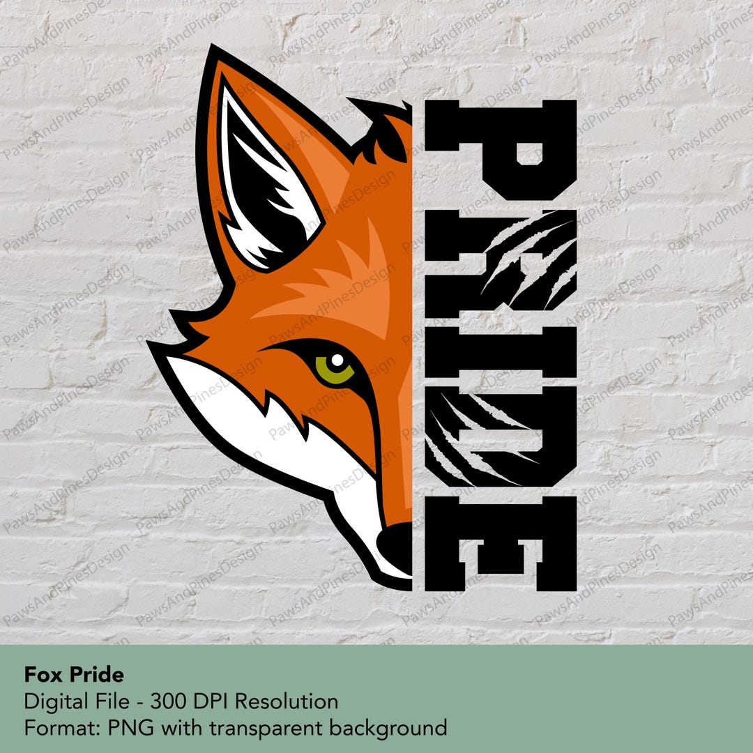 Fox Pride Clipart - Digital Download - Etsy
