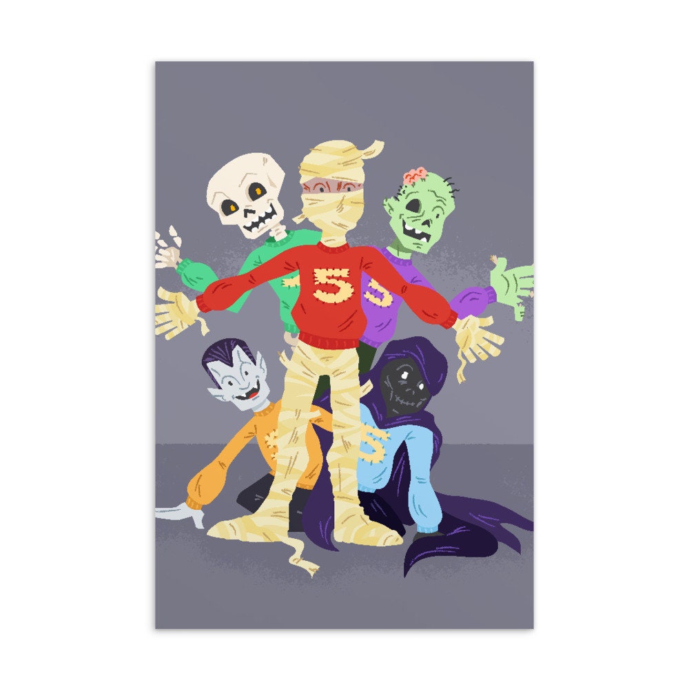 The Crypt Kicker Five Postcard - Etsy