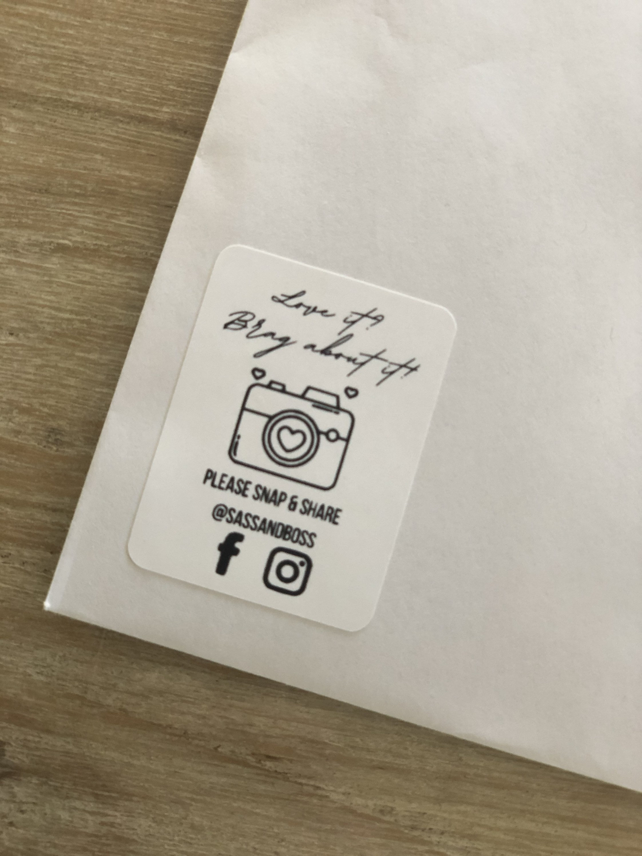 Custom 18 Small Business stickers. Social media Stickers. | Etsy