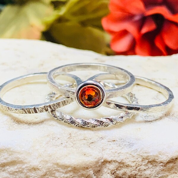 Stacking Ring Set - Etsy