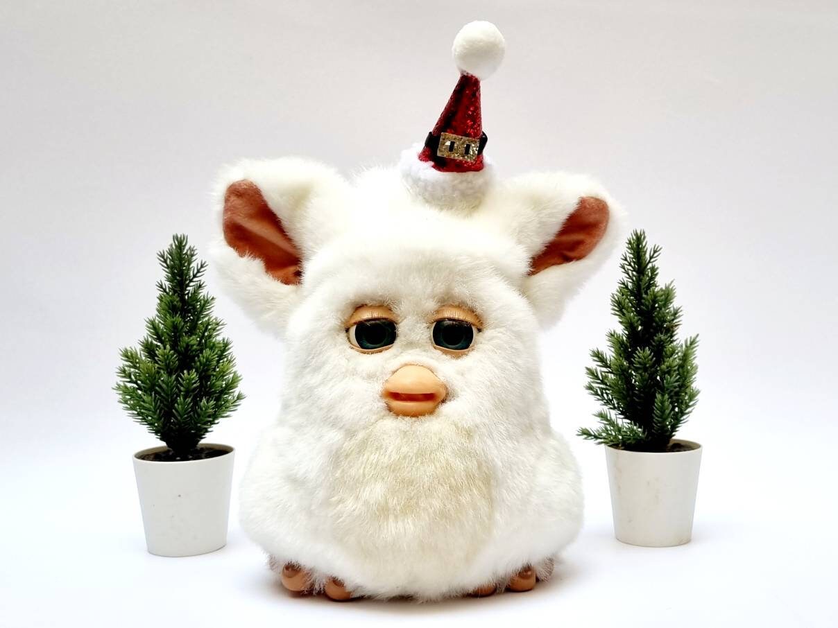 RARE Furby 2005 Emoto Tronic Marshmallow Vintage Furby Plush Model ...