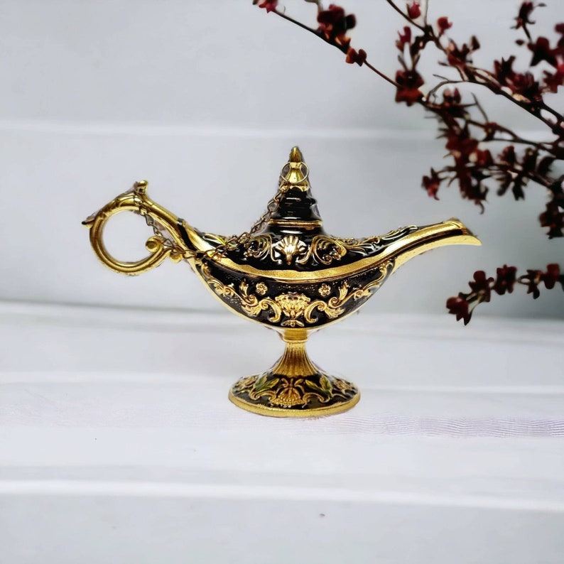 Aladdin Magic Lamp 5, Disney Aladdin Visual Torch, Antique Oil Lamp ...