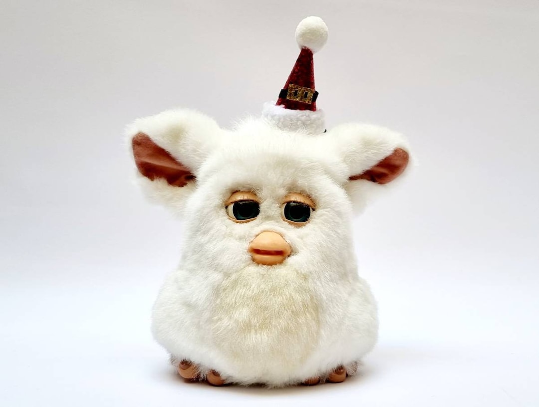 RARE!! Furby 2005 Emoto Tronic Marshmallow Vintage Furby Plush Model ...