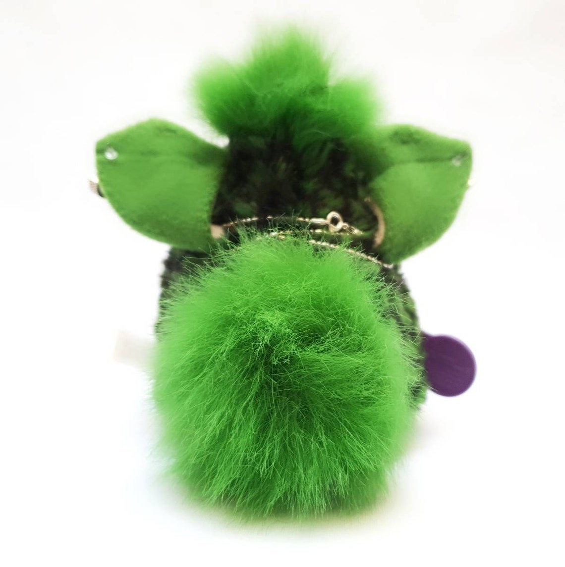 ADOPT ME Furby 1998 Turtle Furby Toy Green Fur Blue Eyes Custom Furby ...