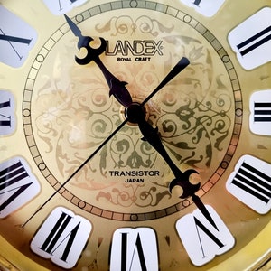 Landex Royal Craft Transistor Clock Japan, Japan Metal Wall Clock ...