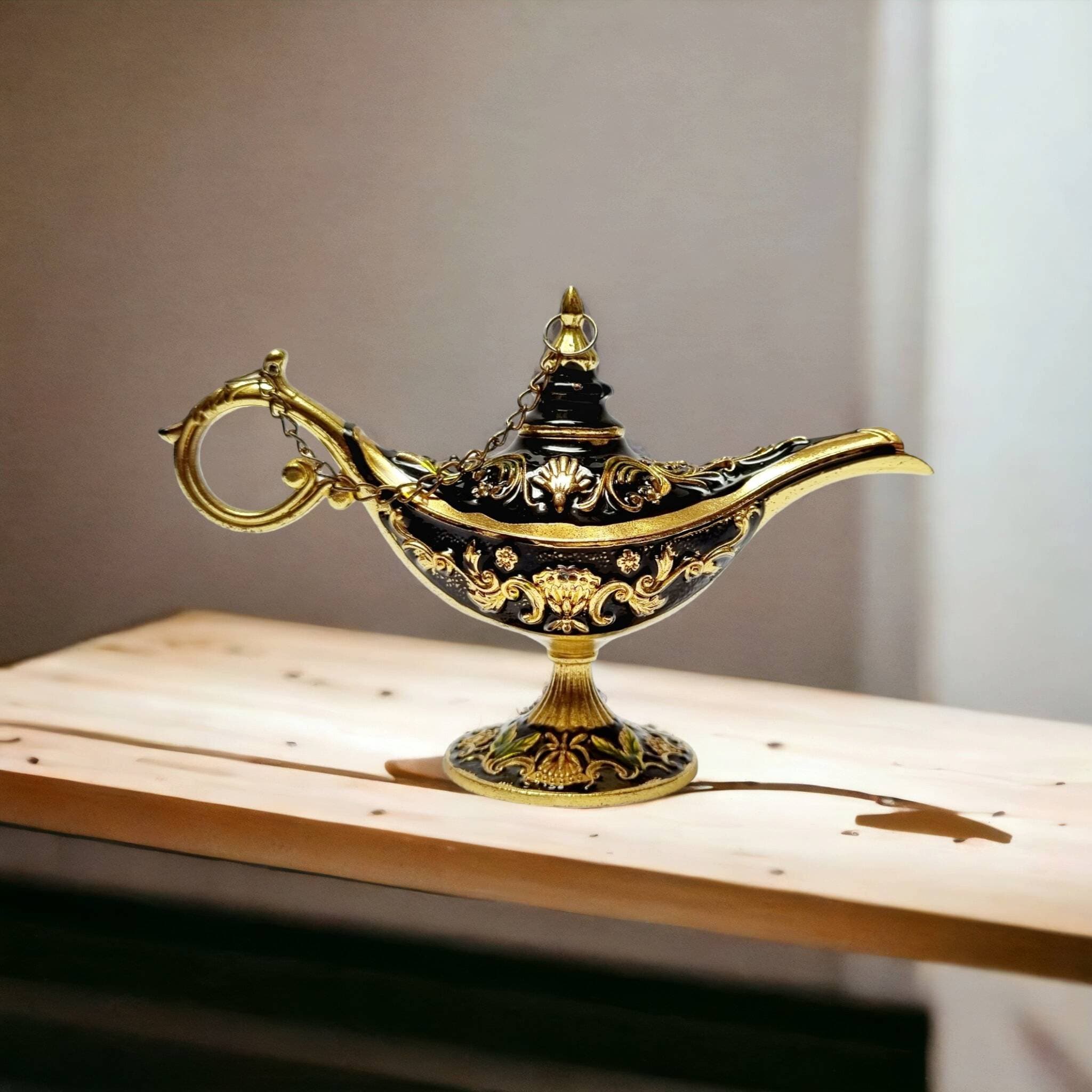 Aladdin Magic Lamp 5, Disney Aladdin Visual Torch, Antique Oil Lamp ...