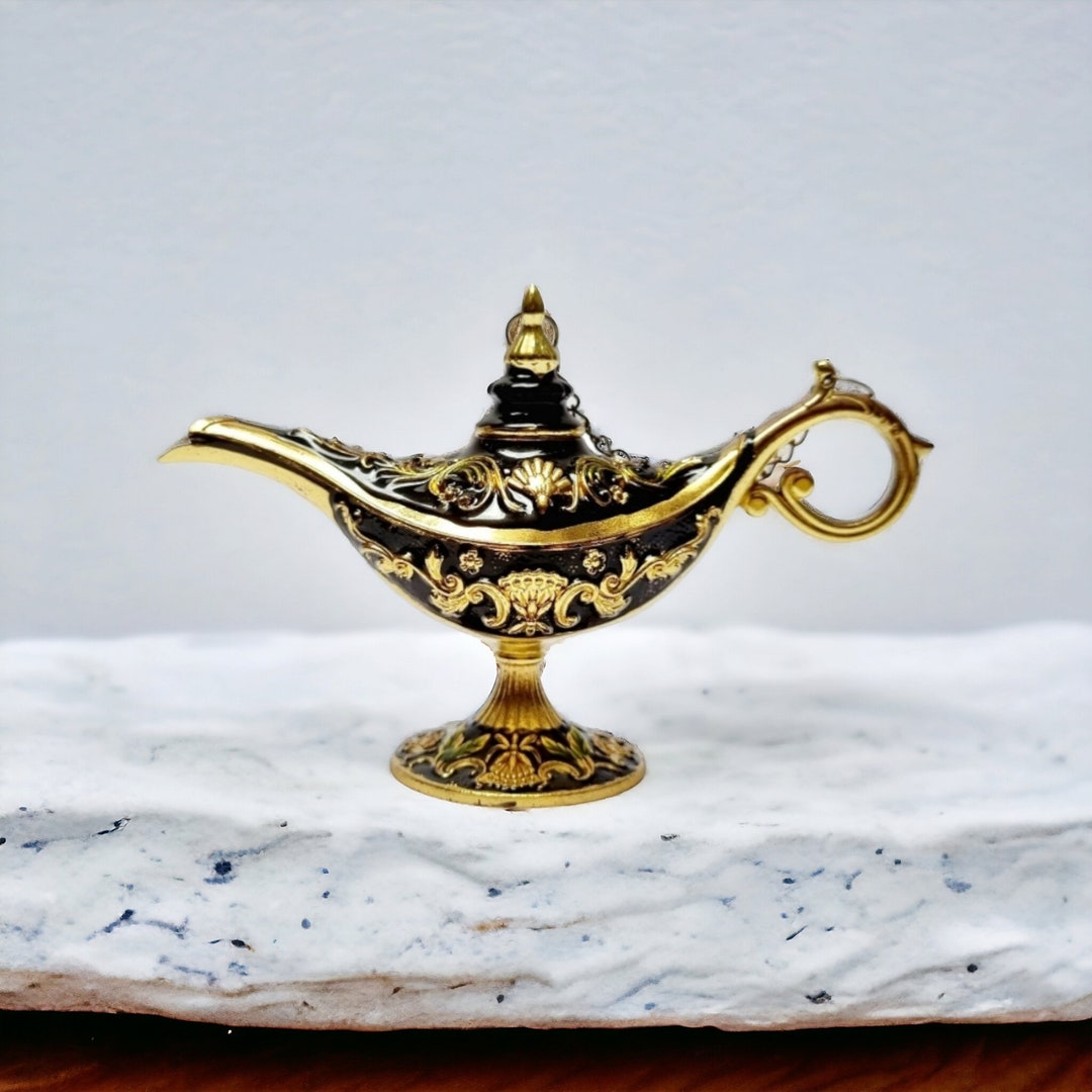 Aladdin Magic Lamp 5, Disney Aladdin Visual Torch, Antique Oil Lamp ...